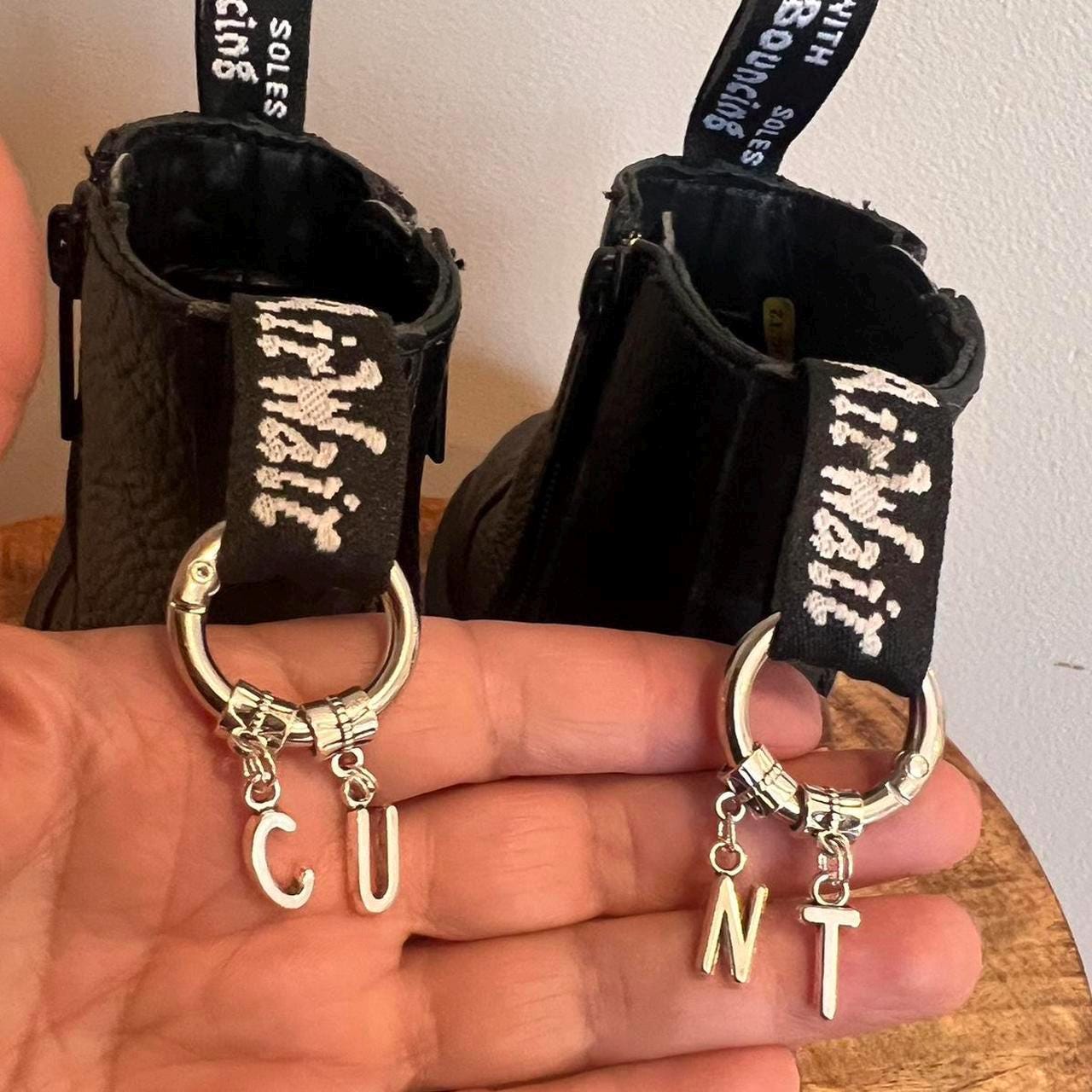 Custom Letters Boot Charms Custom Word Alphabet Letter Boot Charm Doc ...