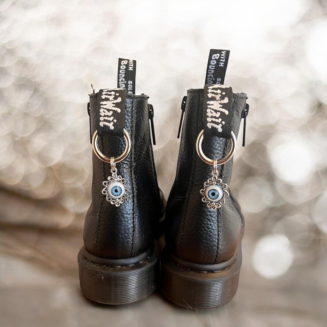 Eyeball Boot Charms - Ornate Eye Boot Charms - Doc Martens Boot Charms ...