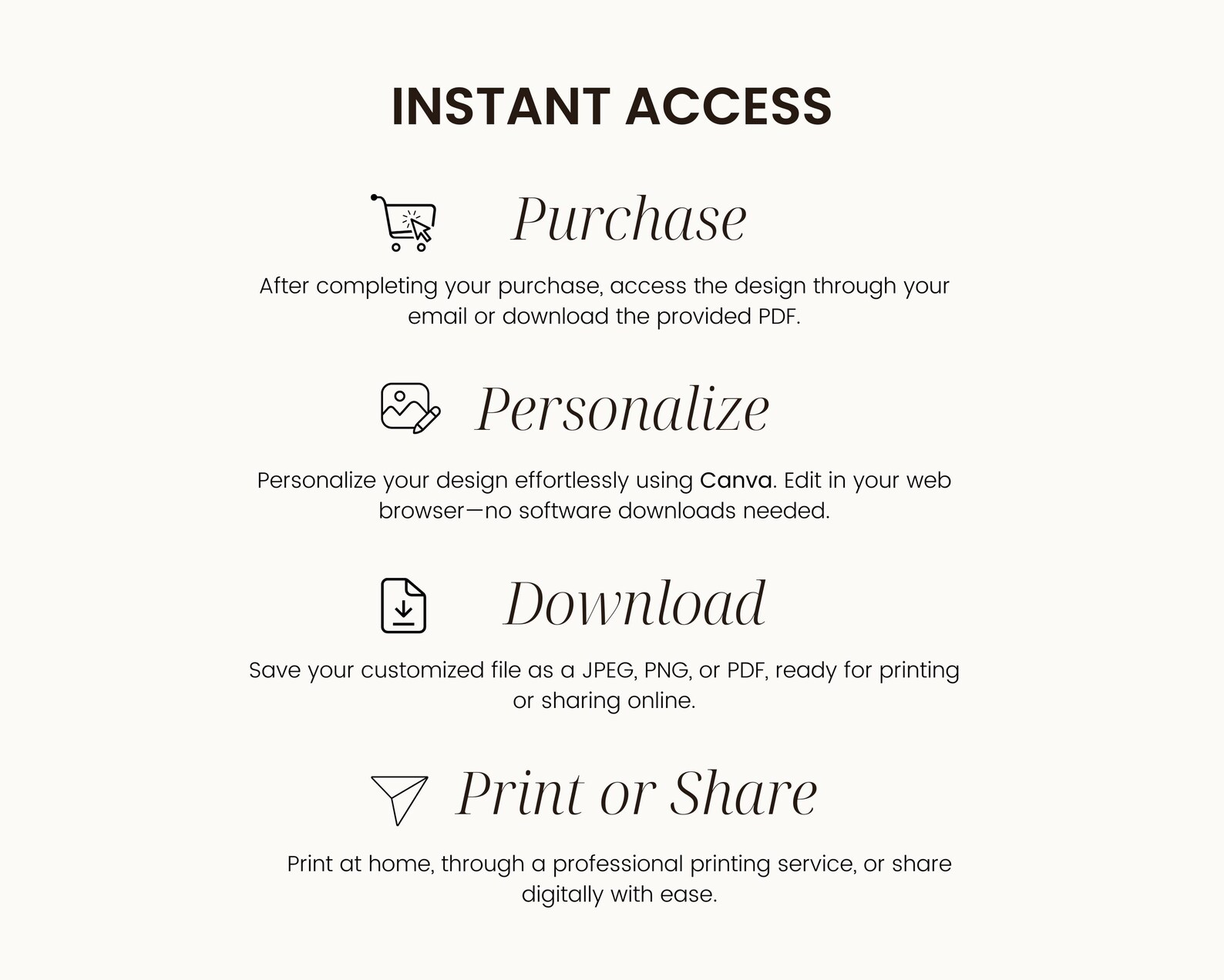 Invoice Template Editable, DIY Canva Invoice Template, Printable Small ...