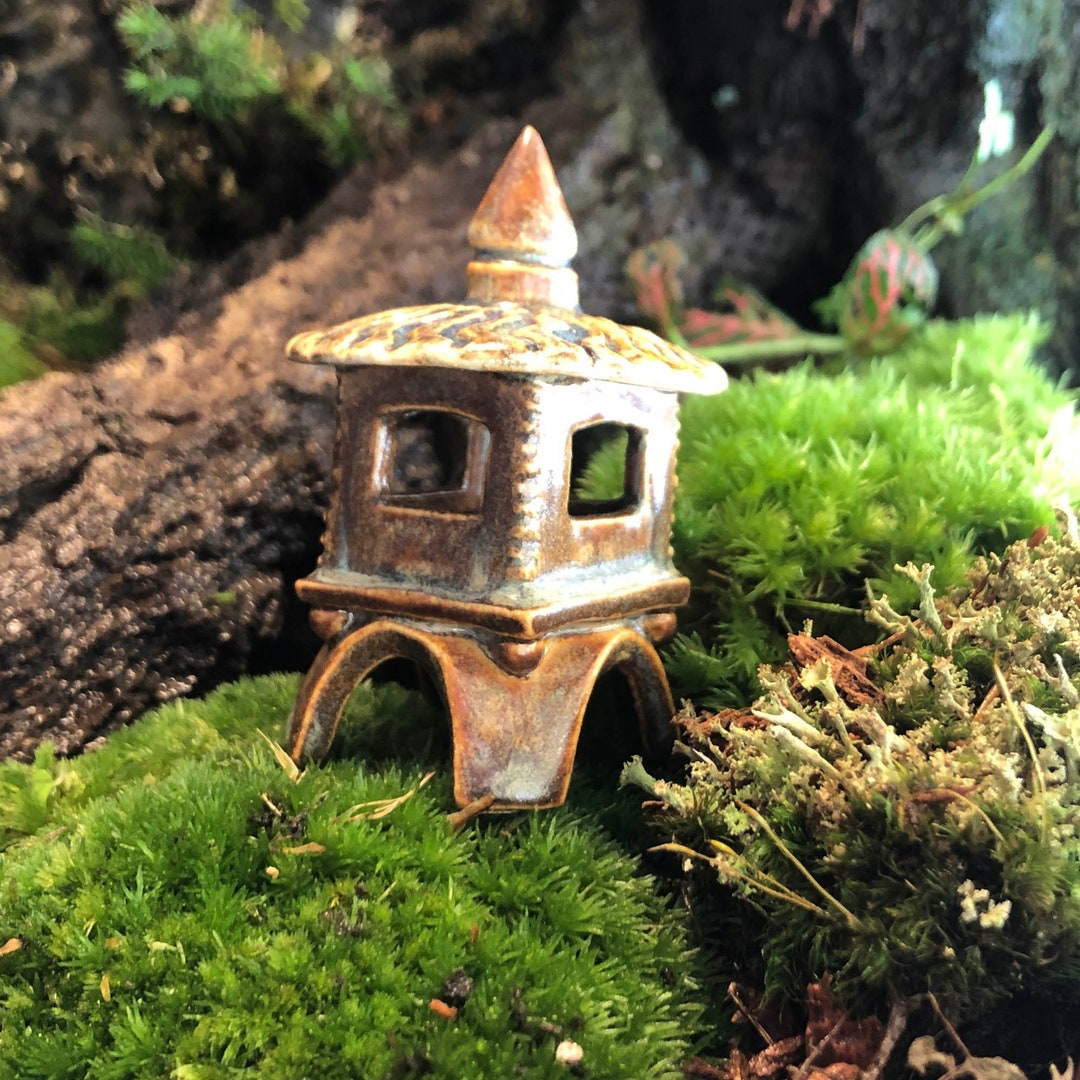 Fairy Terrarium Pagoda - 2.5" Tall - Etsy