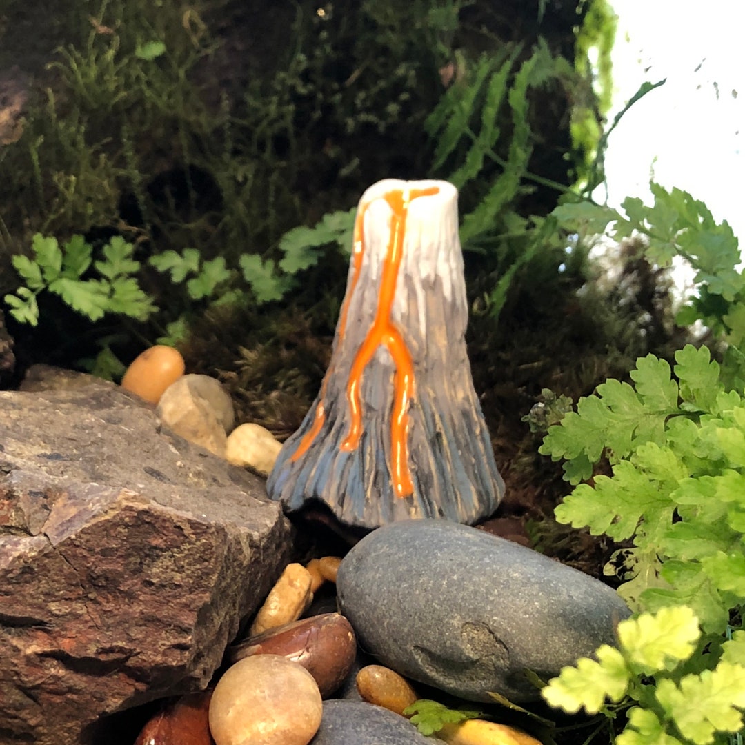 Terrarium Volcano - 2" Tall - Etsy