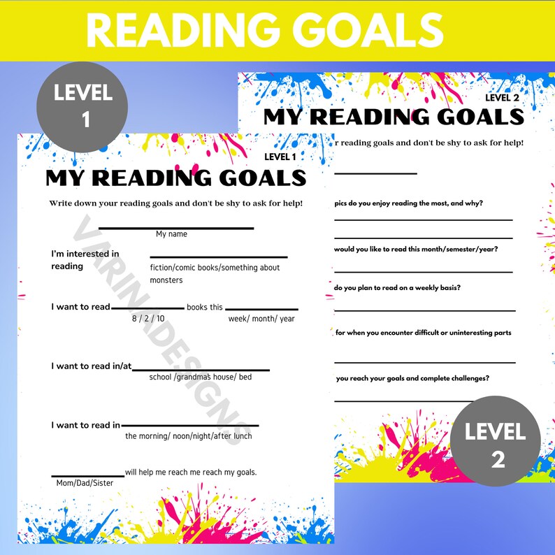Reading Challenges With Reading Logs, Reading Journals, Certificates ...