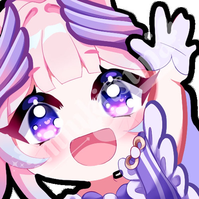 Twitch Emotes / Pink Hair / Chibi Girl / Twitch Emotes Pack / Streamers ...