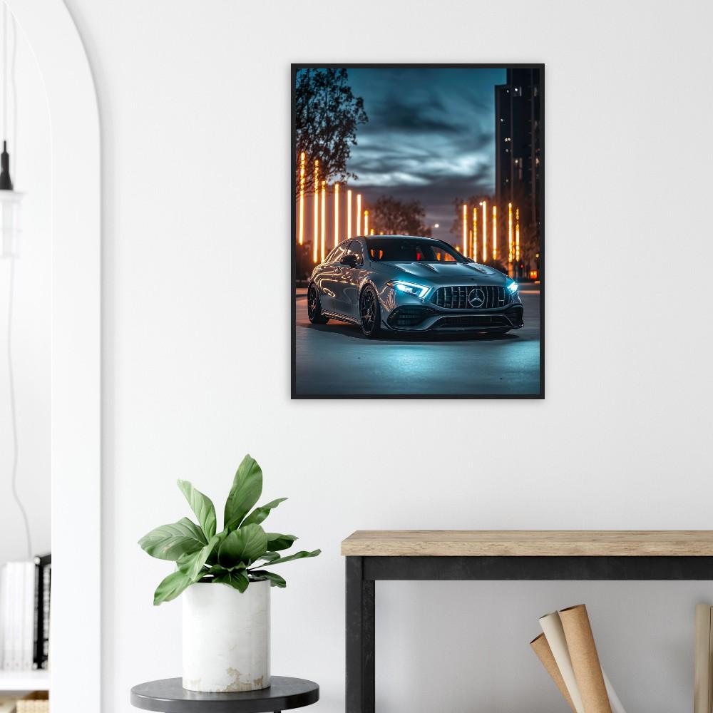 Mercedes-benz A45s AMG Print, Super Car Poster, Automotive Wall Art ...