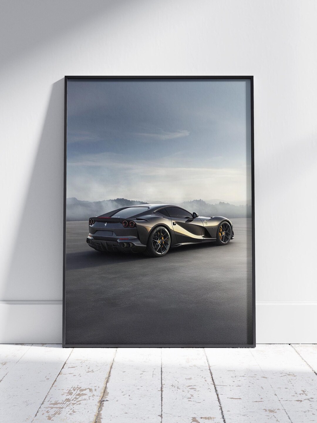 Ferrari 812 Superfast Poster, Super Car Poster, Hyper Car, Home Decor ...