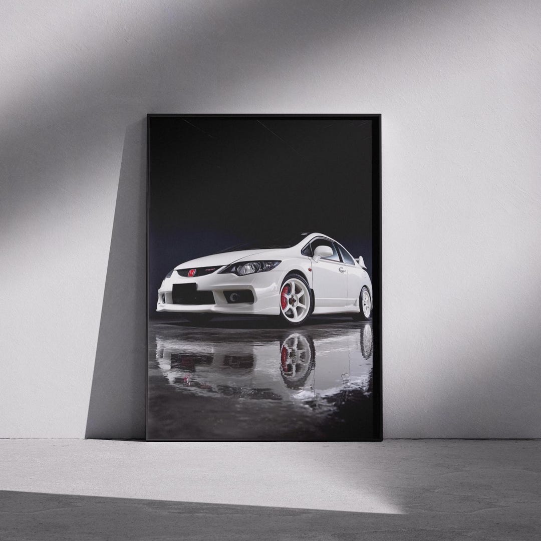 Honda Civic Type-r FD2 Poster, JDM Poster, Super Car Poster, Office ...