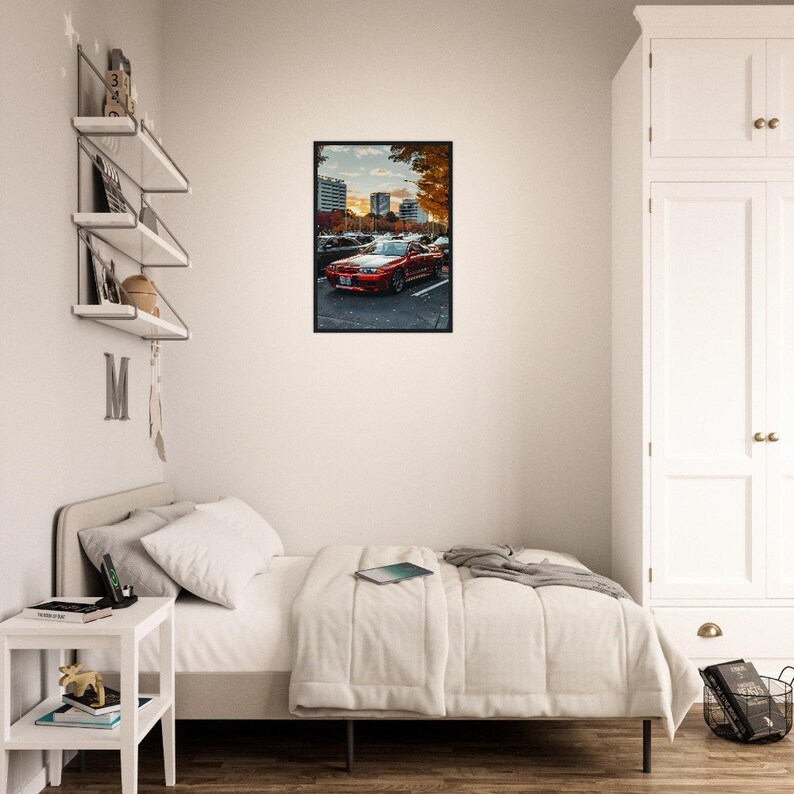 Nissan Skyline GTR R32 Print, JDM Poster, Super Car Poster, Boys Room ...
