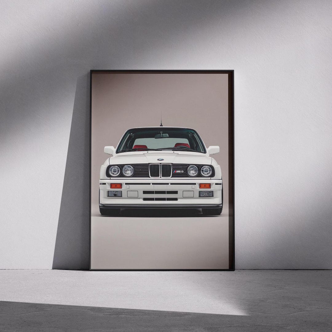 BMW (E30) M3 Poster, Classic Car Poster, Super Car Poster, Hyper Car ...