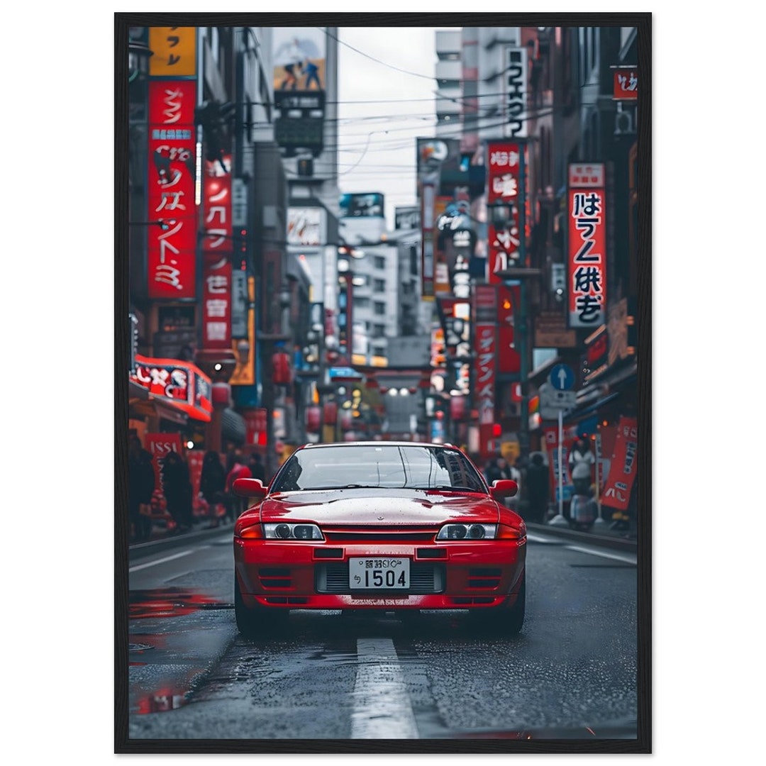 Nissan Skyline R32 Print, JDM Poster, Super Car Poster, Office Decor ...