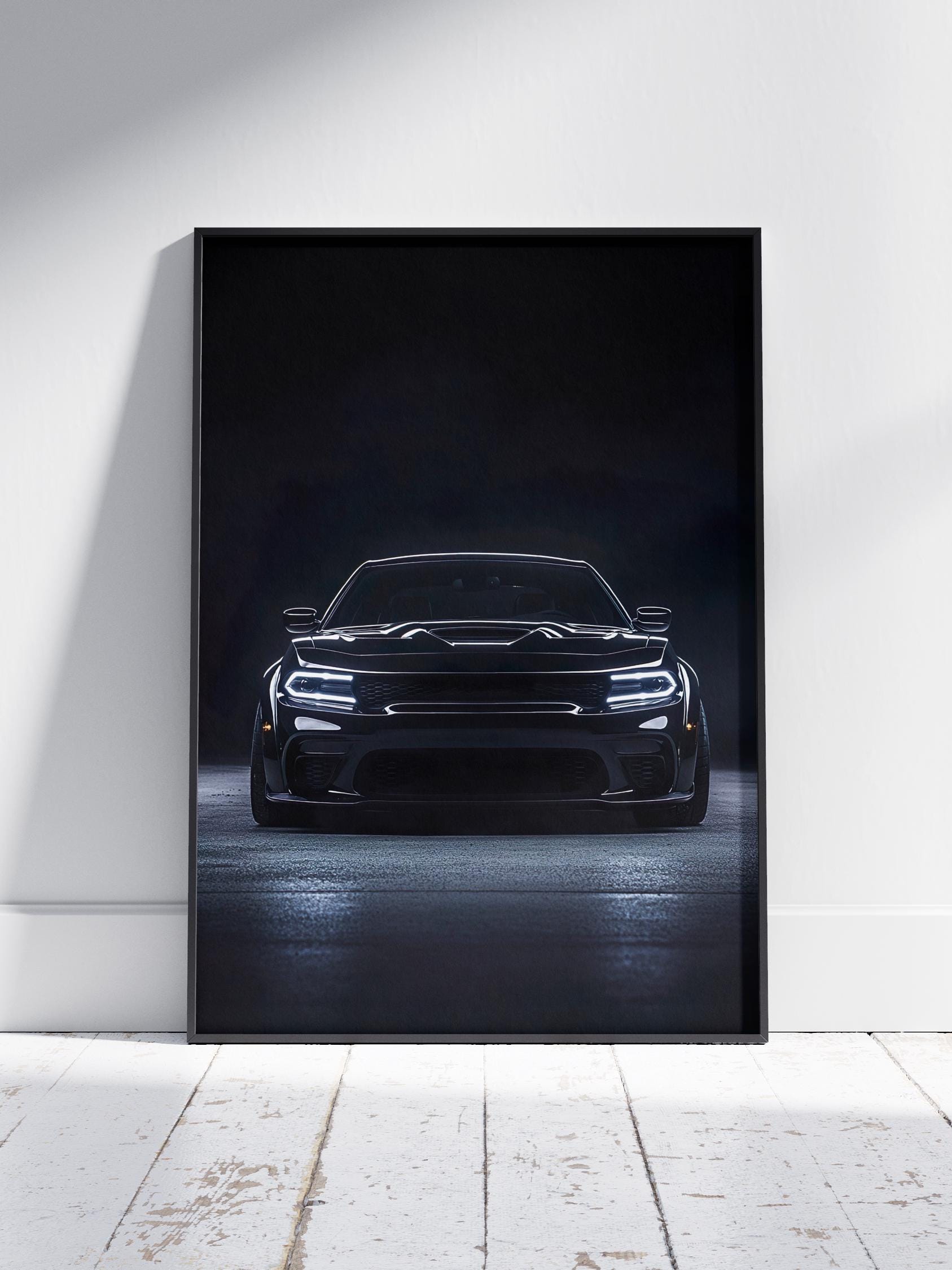 Dodge Charger SRT Hellcat Print, Muscle Car Poster, Super Car Poster ...