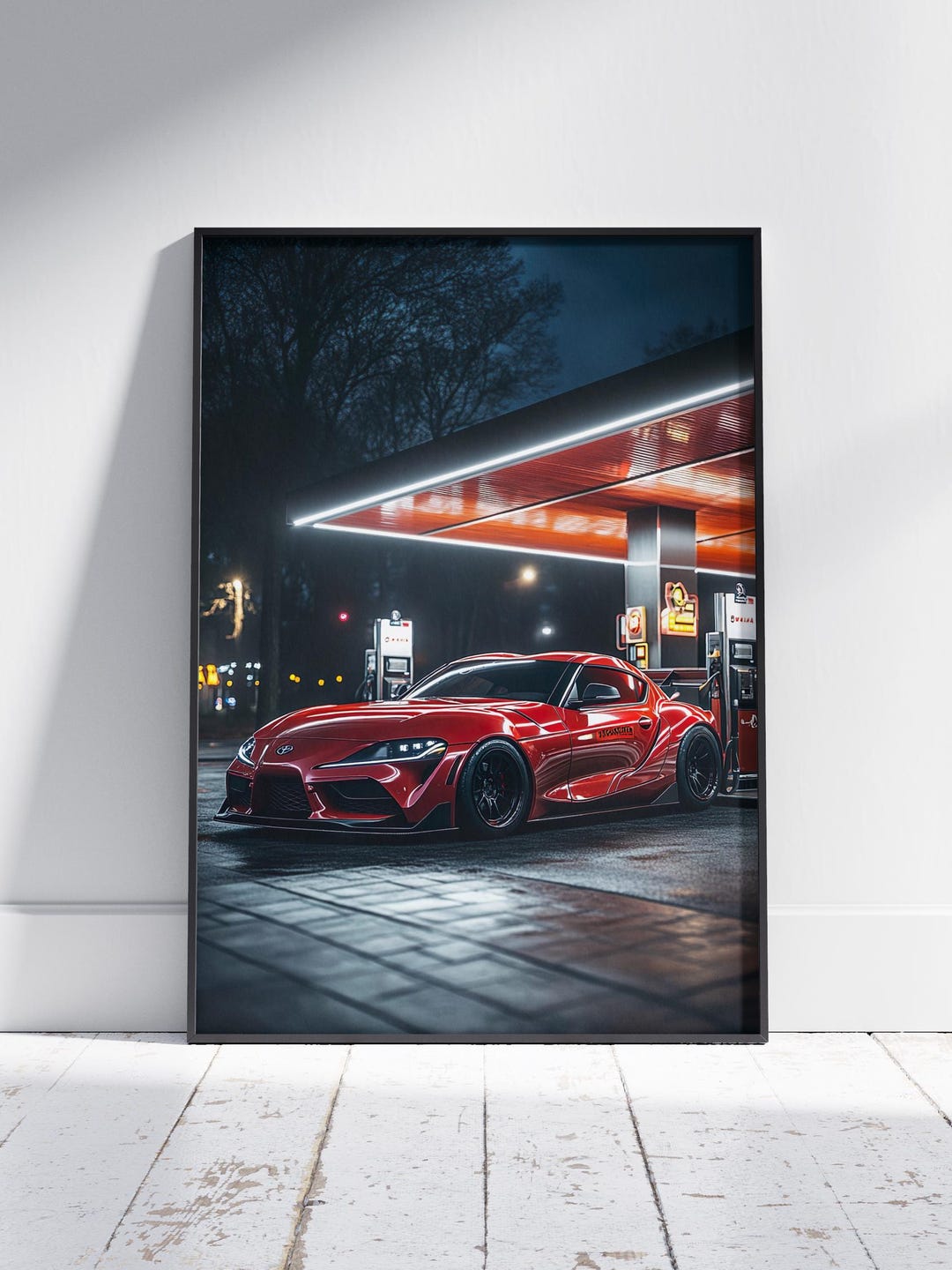 Toyota GR Supra Print, Super Car Poster, Supra Wall Art, Hyper Car ...