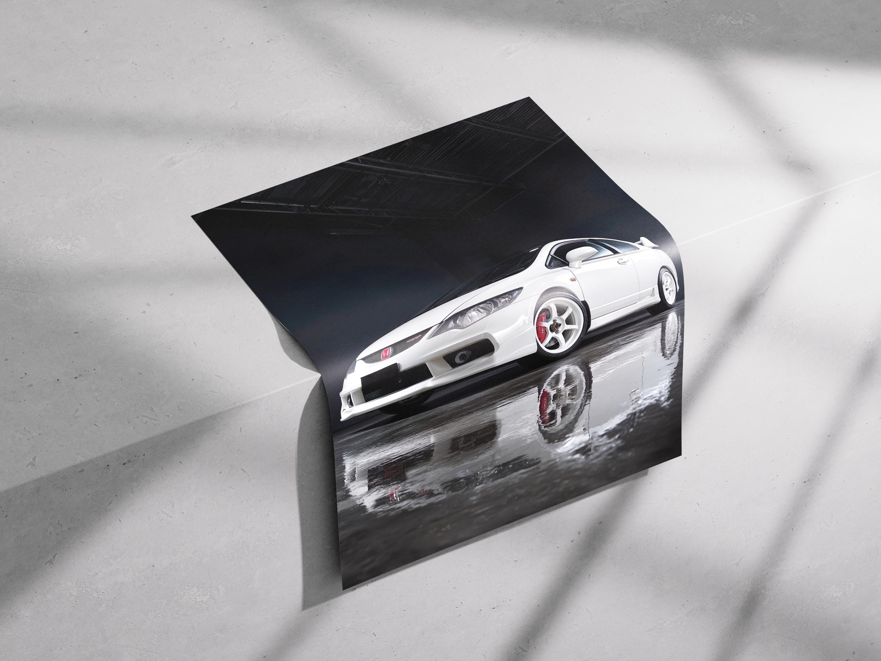 Honda Civic Type-r FD2 Poster, JDM Poster, Super Car Poster, Office ...
