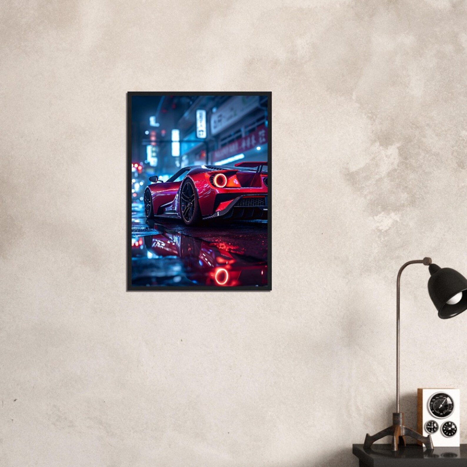 Ford GT Print, Hyper Car Poster, Automotive Decor, Office Decor, Home ...