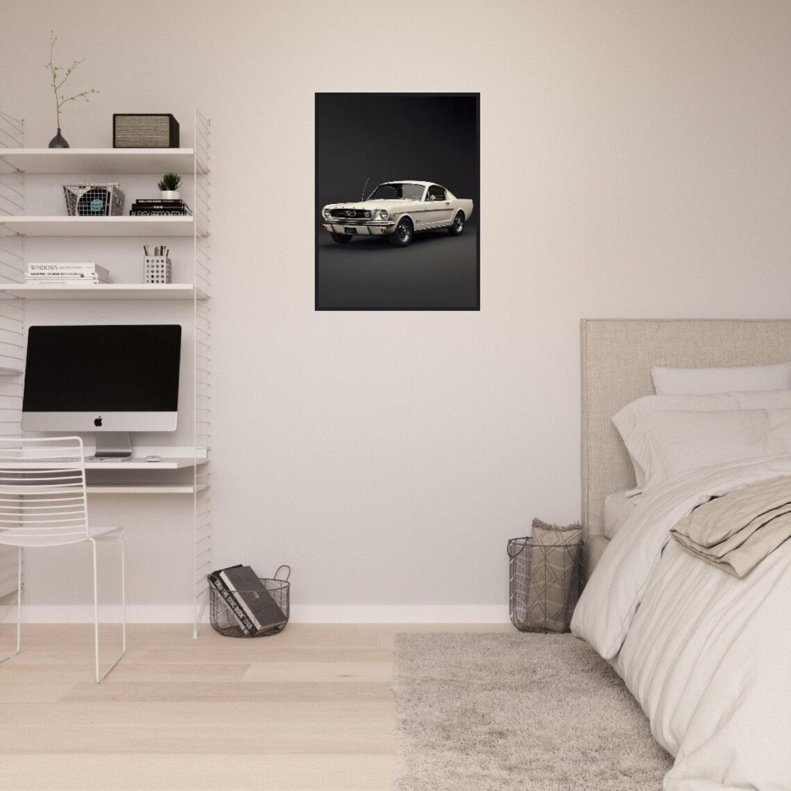 Ford Mustang Print, Muscle Car Poster, Classic Car Poster, Super Car ...