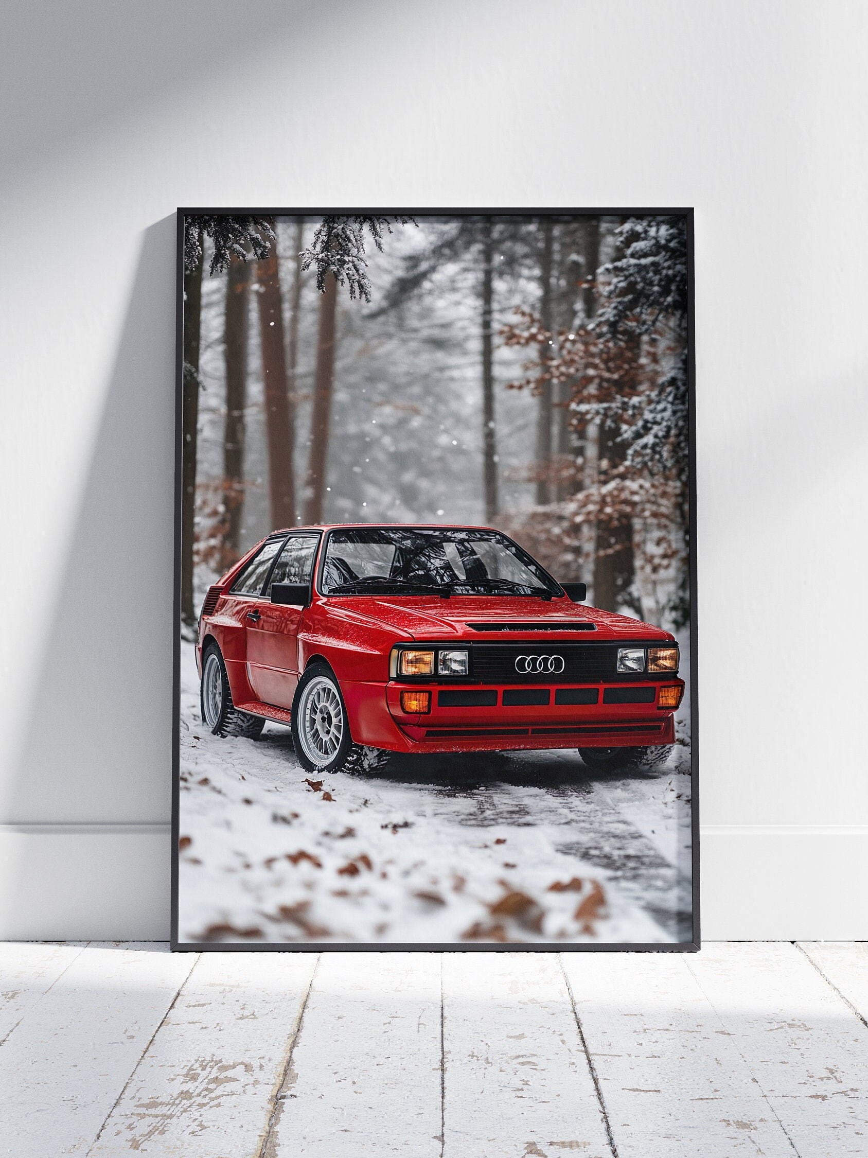Audi Sport Quattro Print, Super Car Poster, Rally Car Poster, Rally ...