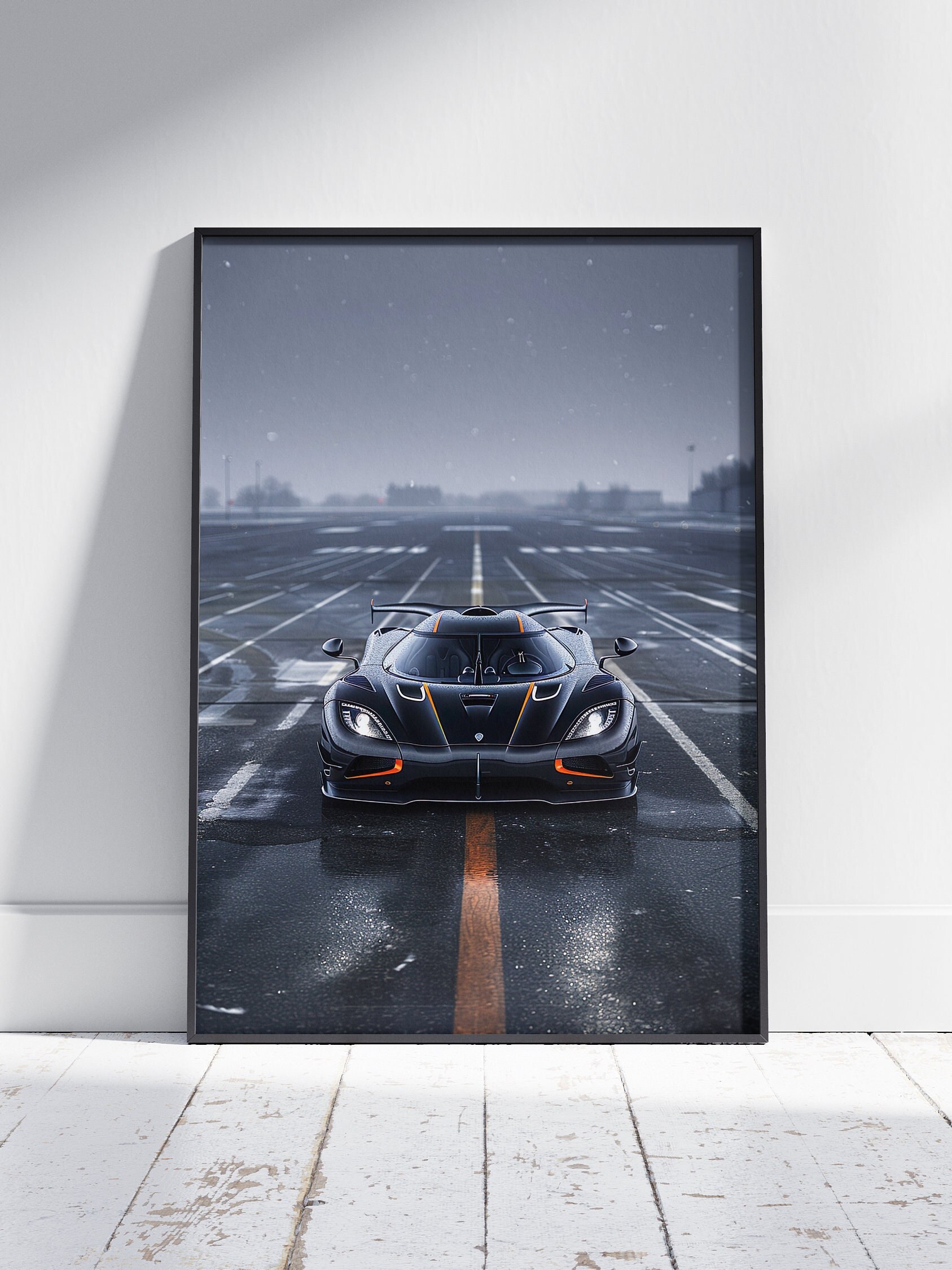 Koenigsegg Agera RS Print, Hyper Car Poster, Automotive Decor ...