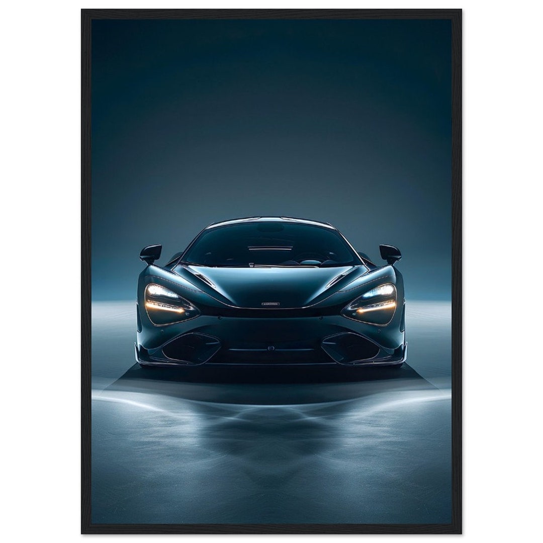 Mclaren 765LT Print, Super Car Poster, Garage Wall Art, Office Decor ...