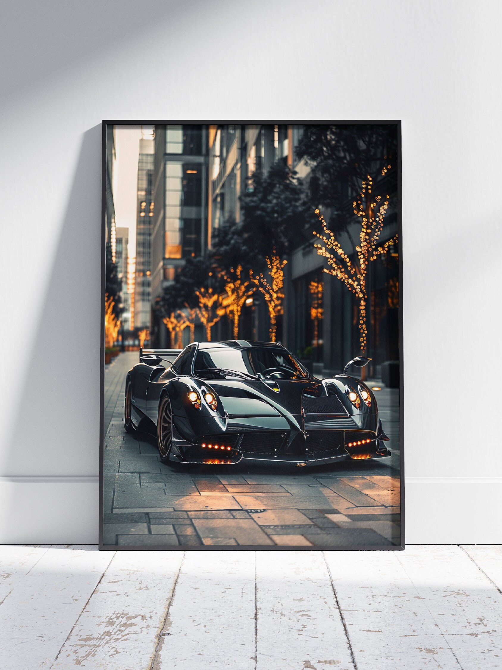Pagani Huayra Print, Automotive Decor, Super Car Poster, Pagani ...