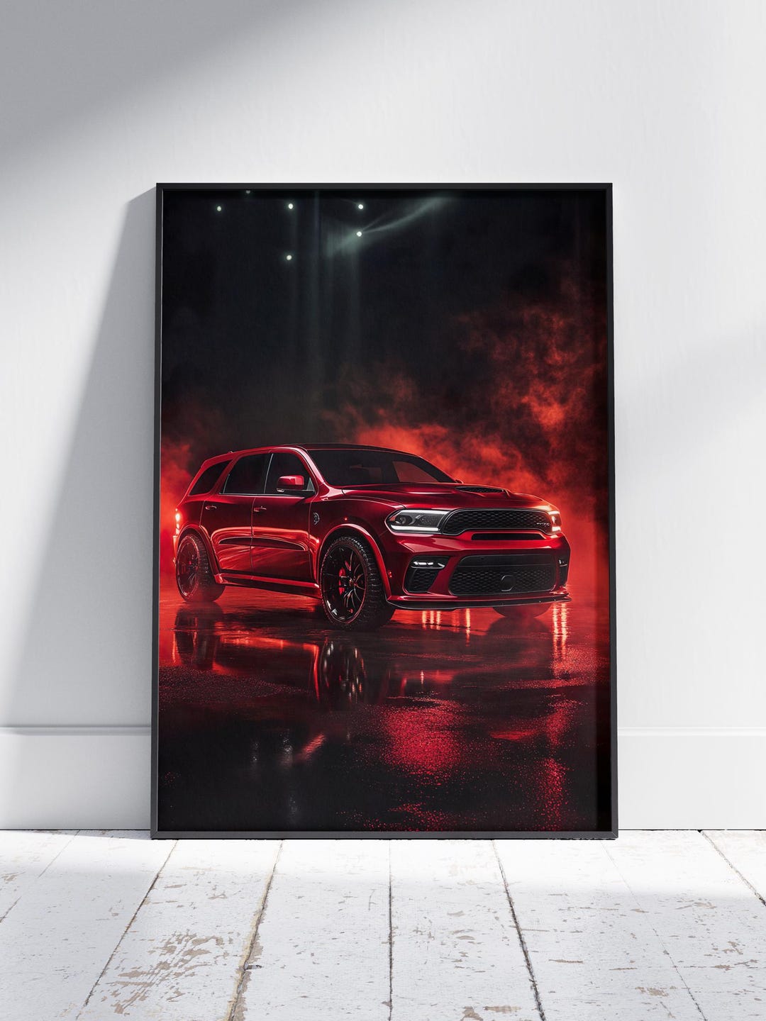 Dodge Durango SRT Hellcat Print, Super Car Poster, Hyper Car Poster ...