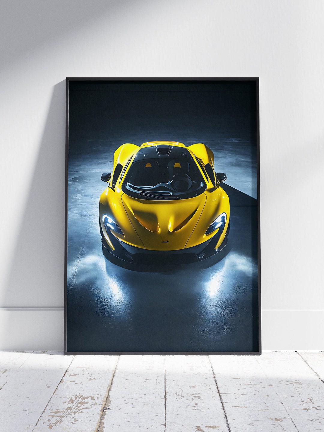 Mclaren P1 Print, Hyper Car Poster, Super Car Poster, Mclaren Wall Art ...