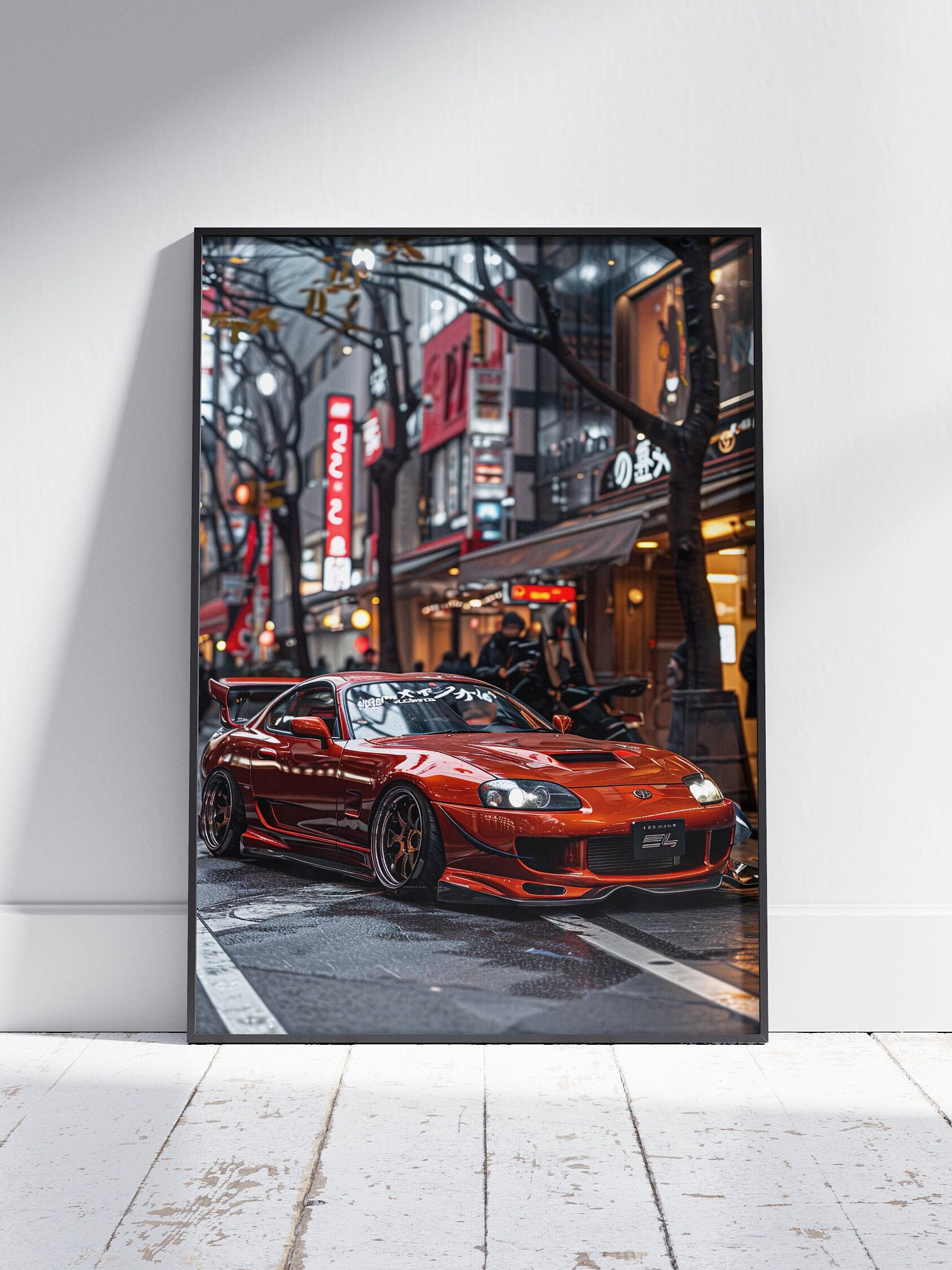 Toyota Supra MK4, Automotive Decor, JDM Poster, Super Car Poster, Hyper ...