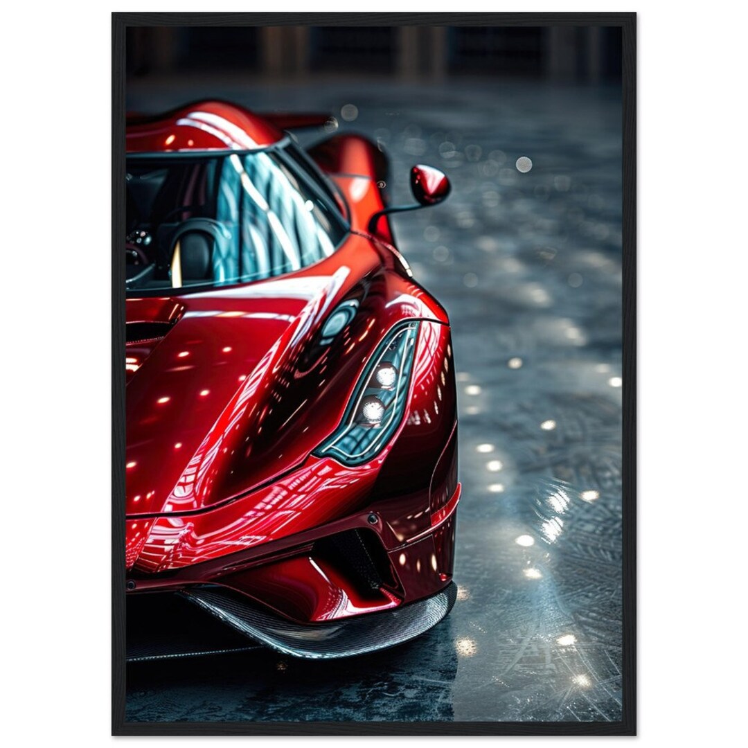 Koenigsegg Regera Poster, Automotive Decor, Automotive Wall Art ...