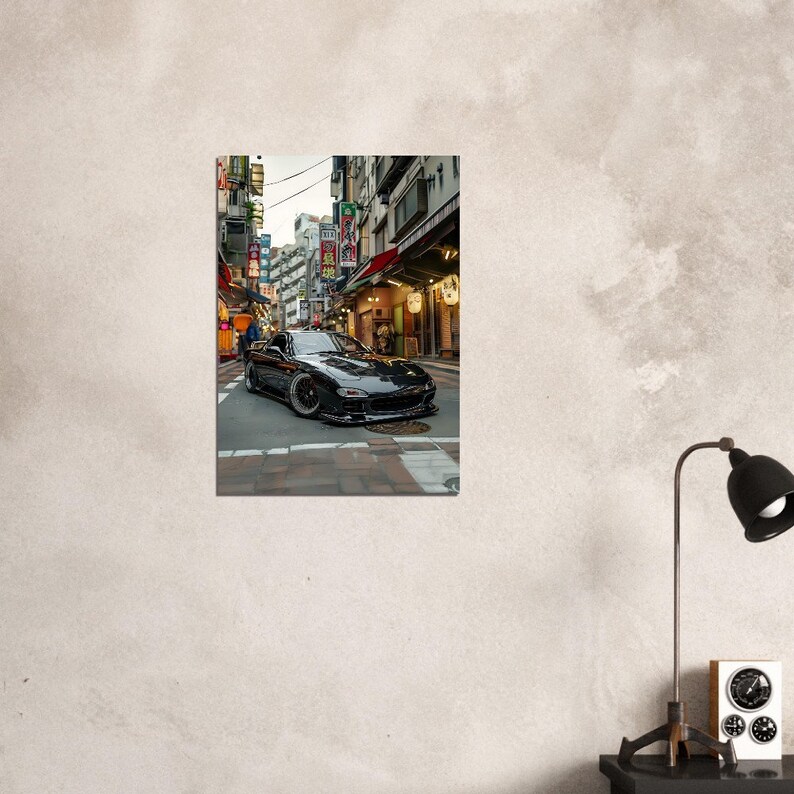 Mazda RX-7 Poster, JDM Poster, Automotive Decor, Car Enthusiast, Office ...