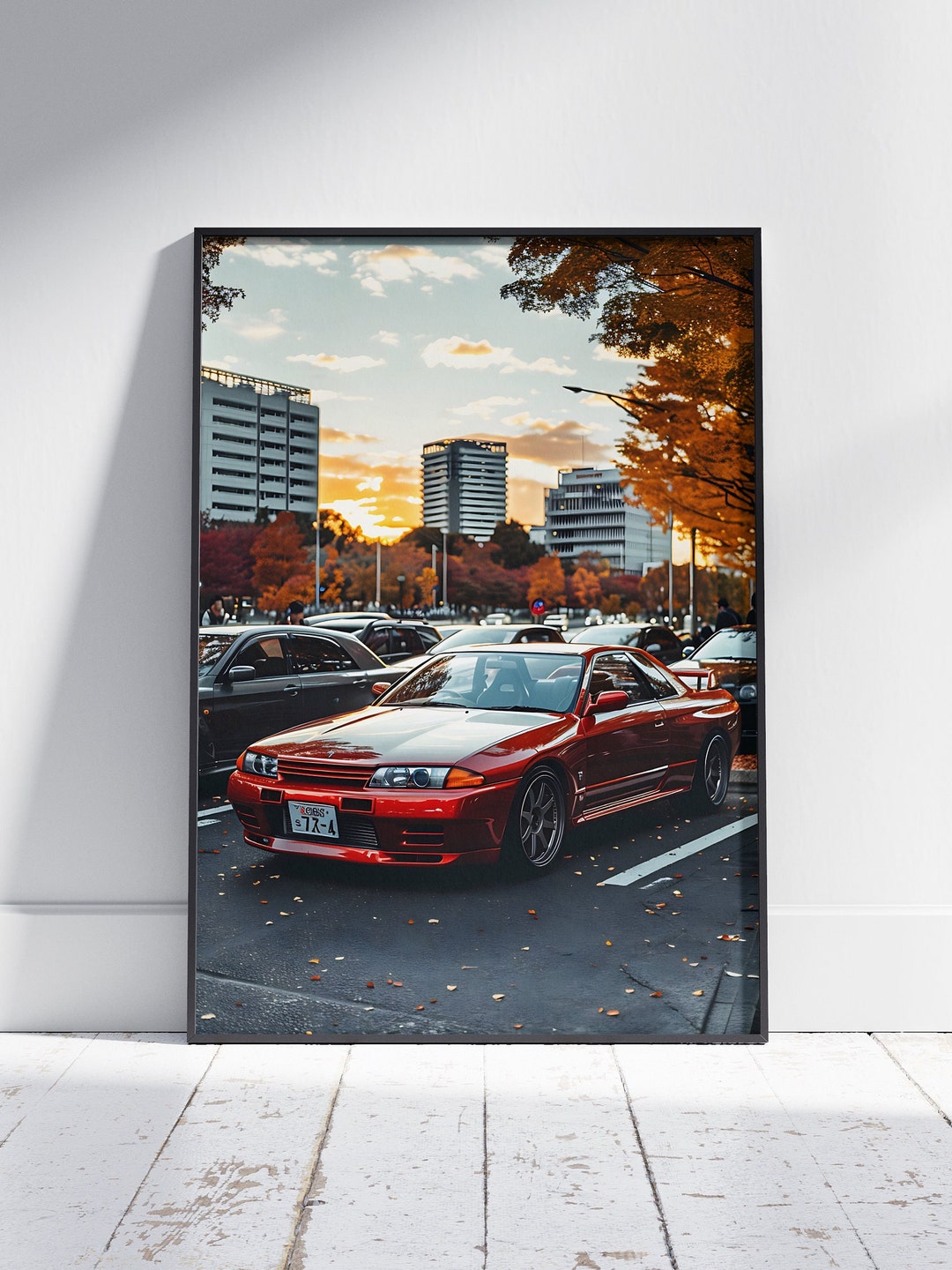 Nissan Skyline GTR R32 Print, JDM Poster, Super Car Poster, Boys Room ...