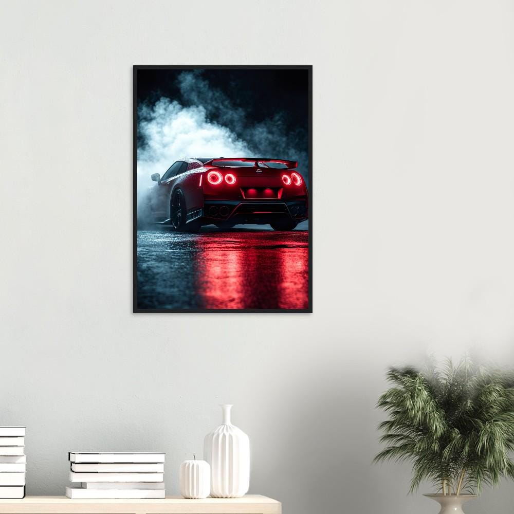 Nissan GTR R35 Poster, Wall Art, Car Photography - Etsy