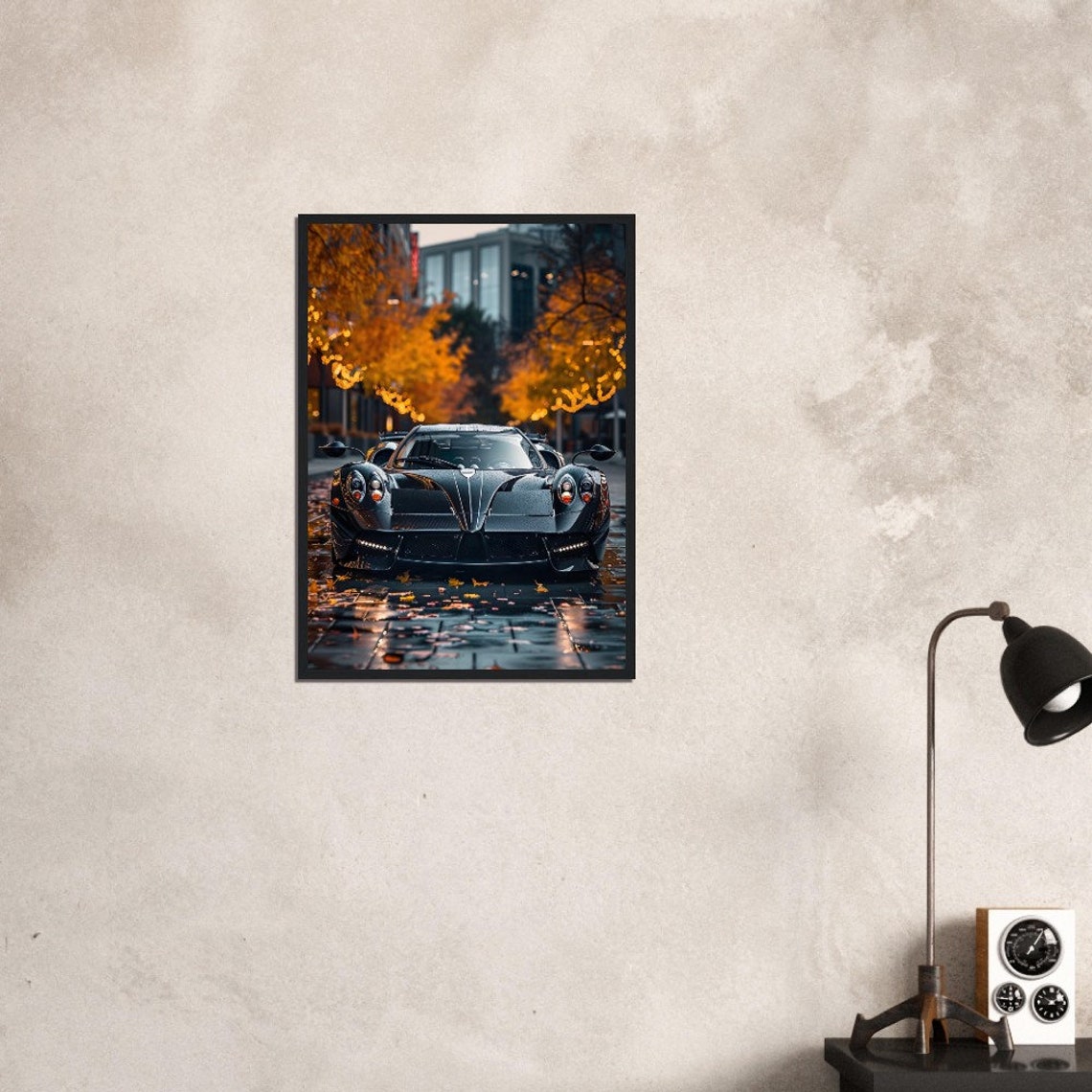 Pagan Huayra Print, Automotive Decor, Hyper Car Poster, Super Car ...
