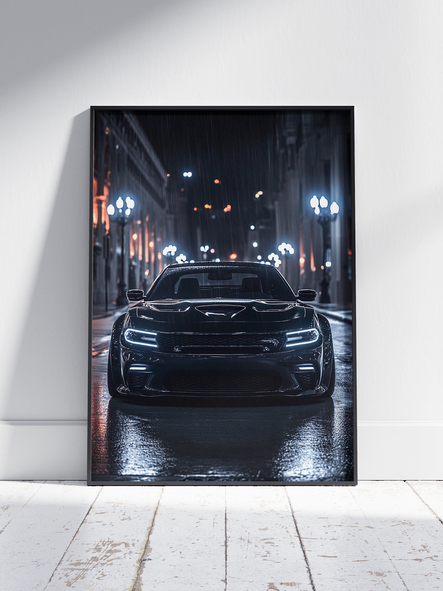 Dodge Charger SRT Hellcat Print, Muscle Car Poster, Super Car Poster ...