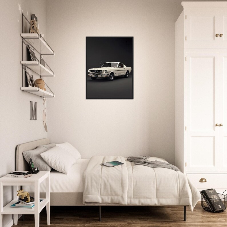 Ford Mustang Print, Muscle Car Poster, Classic Car Poster, Super Car ...