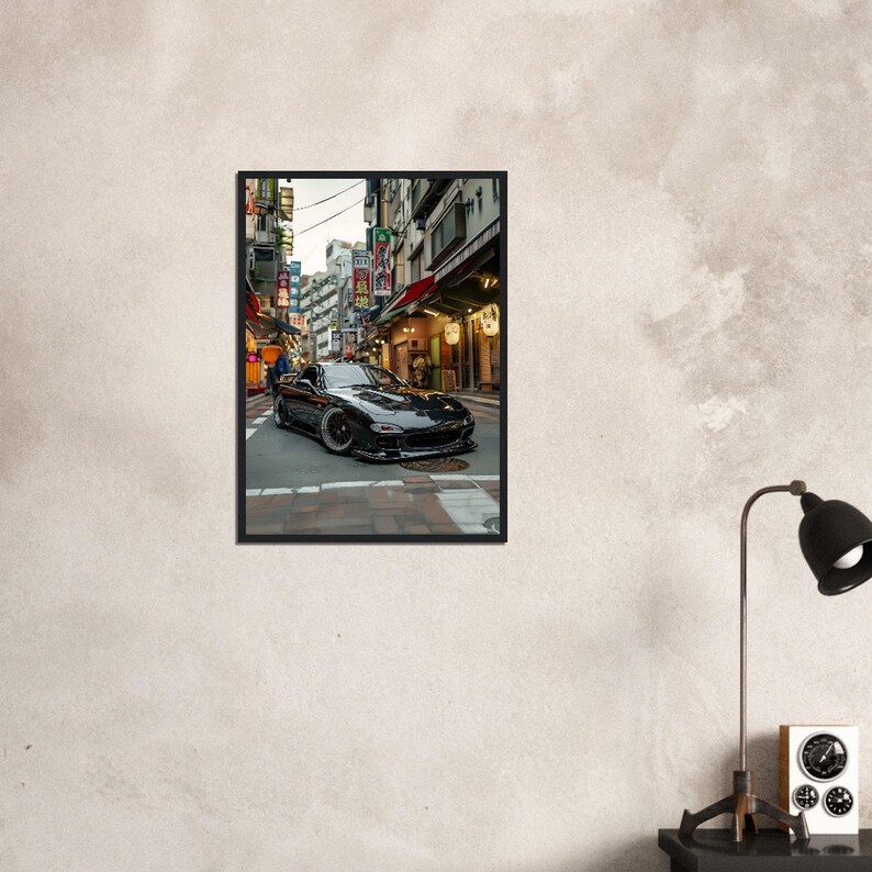 Mazda RX-7 Poster, JDM Poster, Automotive Decor, Car Enthusiast, Office ...