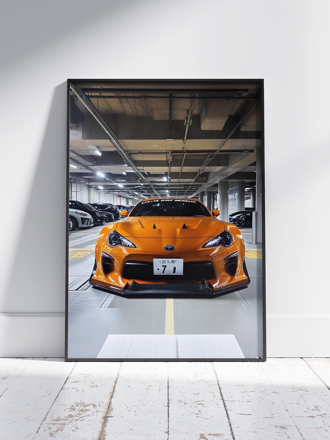 Toyota GT86 Widebody Print, JDM Poster, Super Car Poster, Exotic Car ...