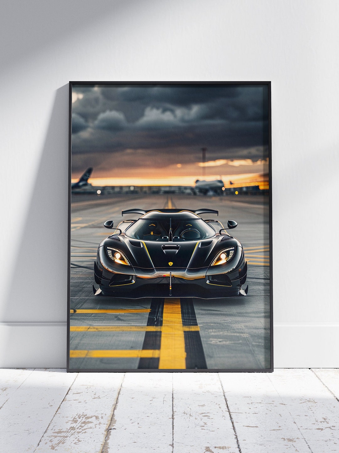 Koenigsegg Agera RS Print, Hyper Car Poster, Automotive Decor, Luxury ...