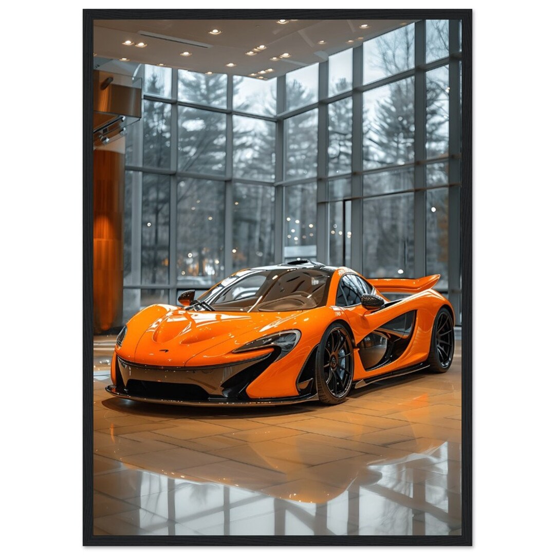 Mclaren P1 Print, Hypercar Poster, Automotive Decor, Super Car Poster ...