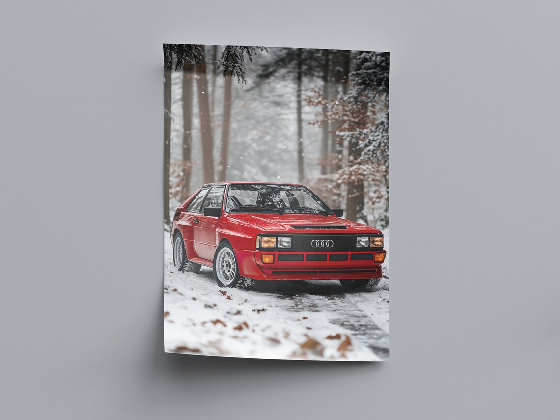 Audi Sport Quattro Print, Super Car Poster, Rally Car Poster, Rally ...