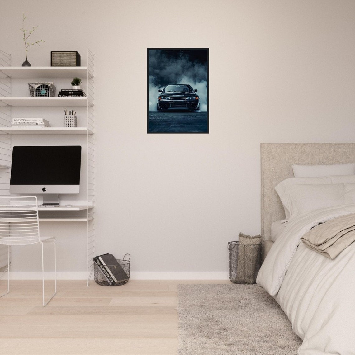 Nissan Skyline R32 Print, JDM Poster, Super Car Poster, Office Decor ...