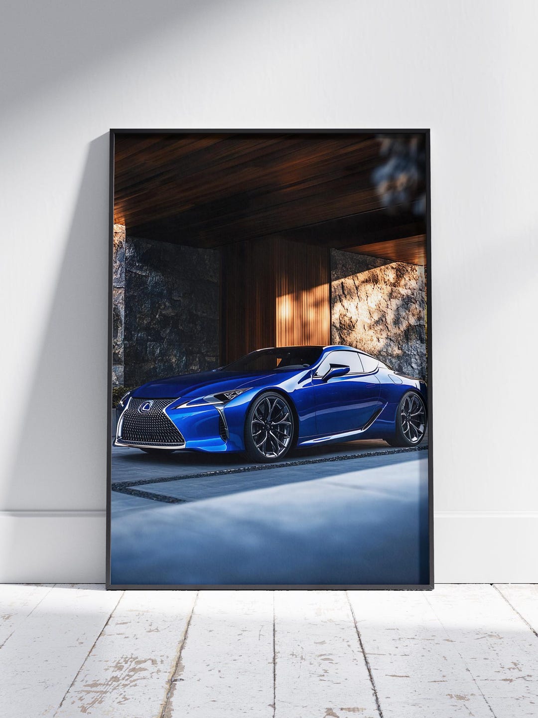 Lexus LC 500 Poster, Super Car Poster, Garage Decor, Hyper Car Poster ...