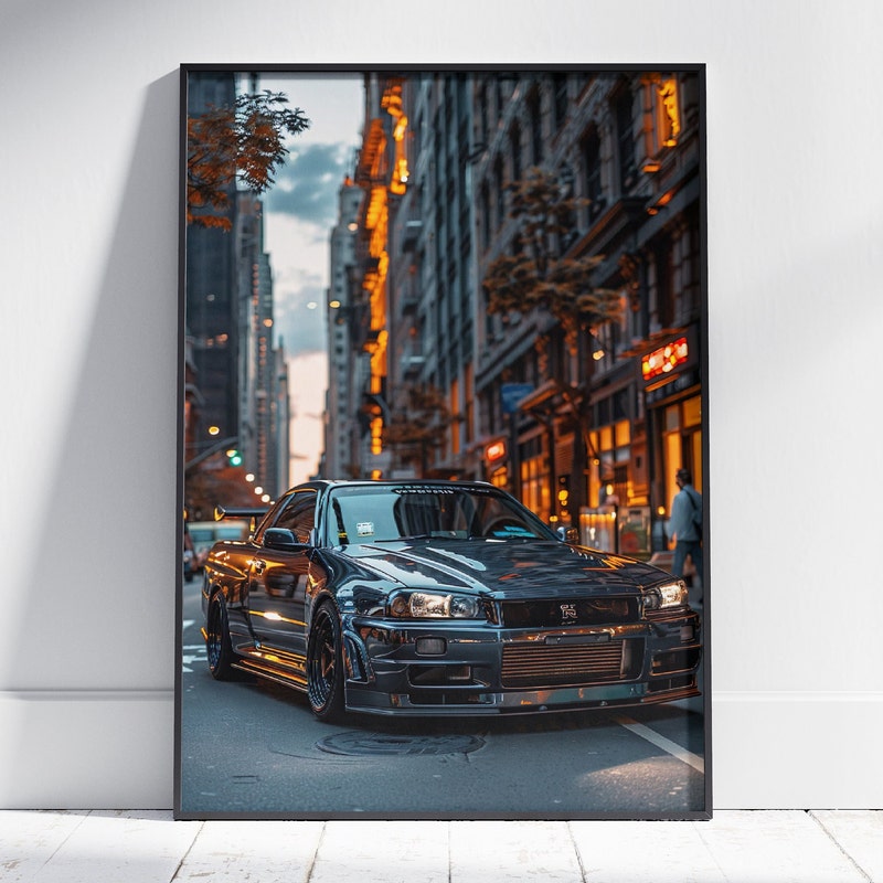 Nissan Gtr R34 Poster - Etsy