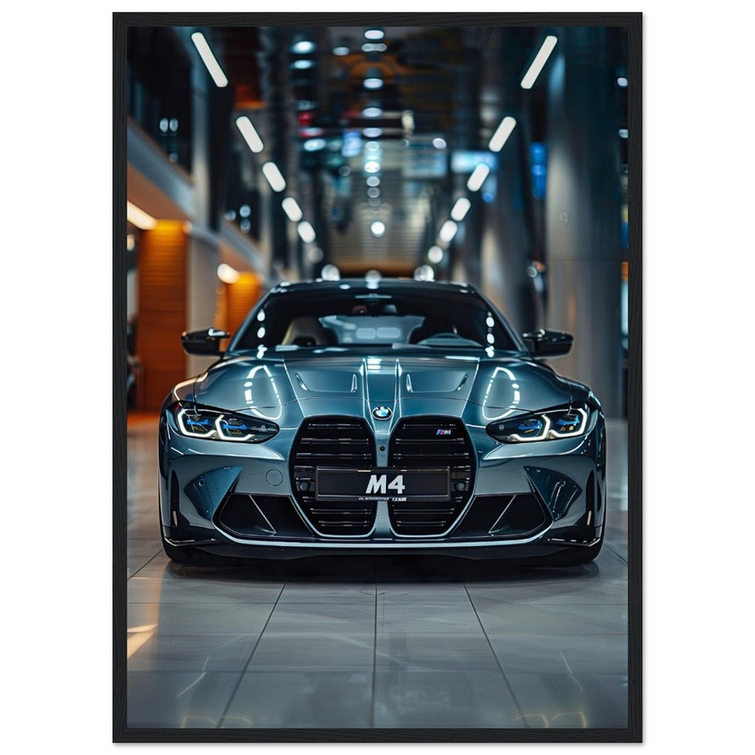 BMW M4 Competition Poster, Automotive Decor, Wall Art, Boys Room Decor ...