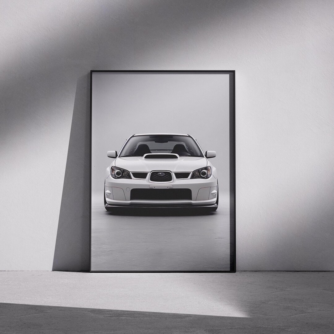 Subaru Impreza WRX STI (2007) Poster, Wall Art, Car Photography - Etsy