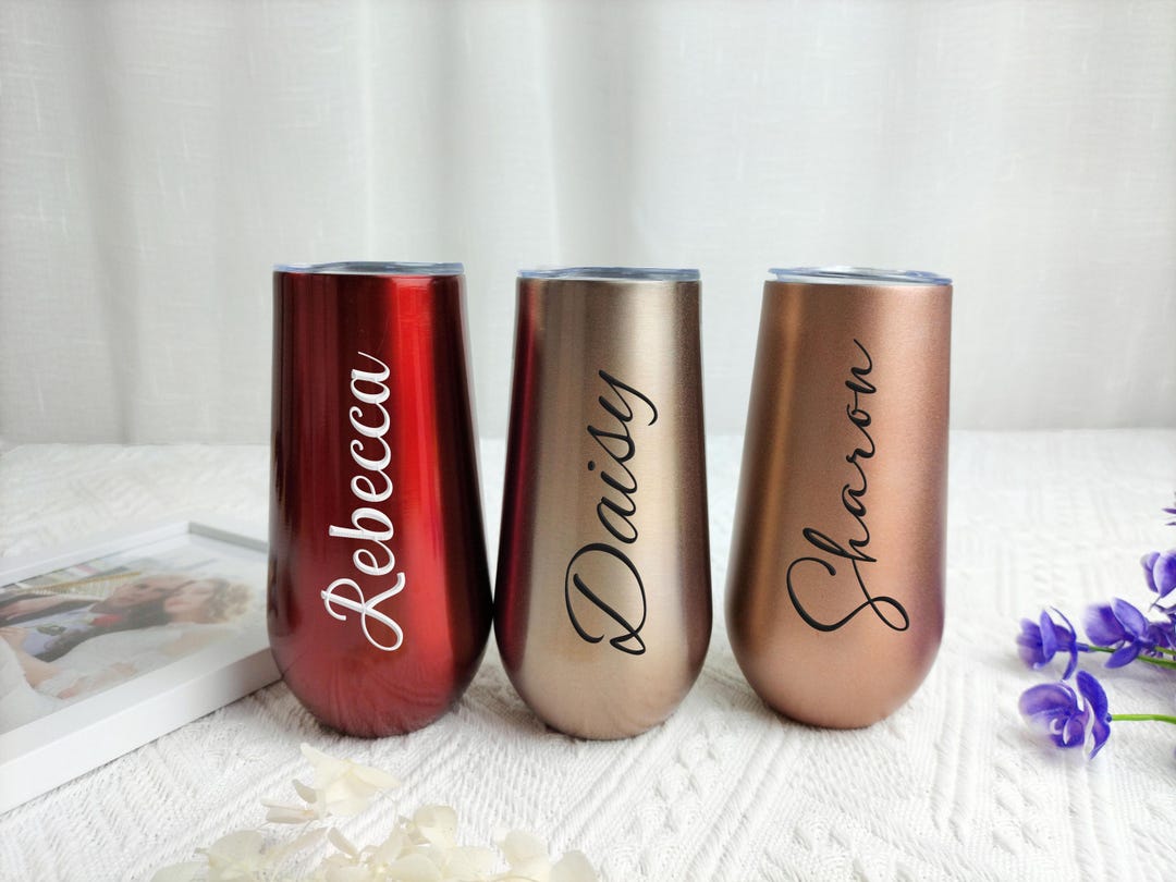 Personalized 6oz Champagne Cup, Custom Name Wedding Favor,bridal Party ...