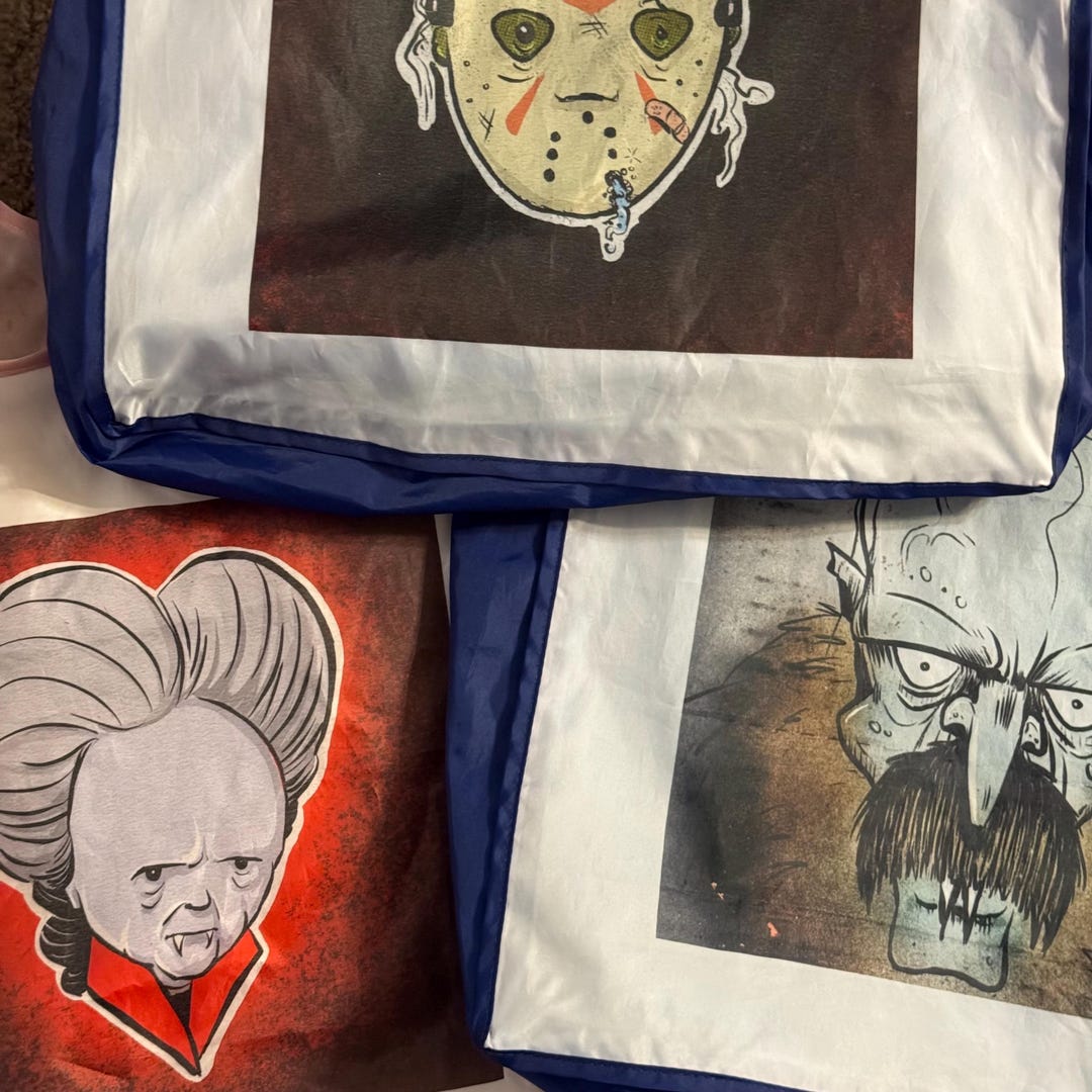 Horror Movie Baddie Characters Reusable Bags! - Etsy