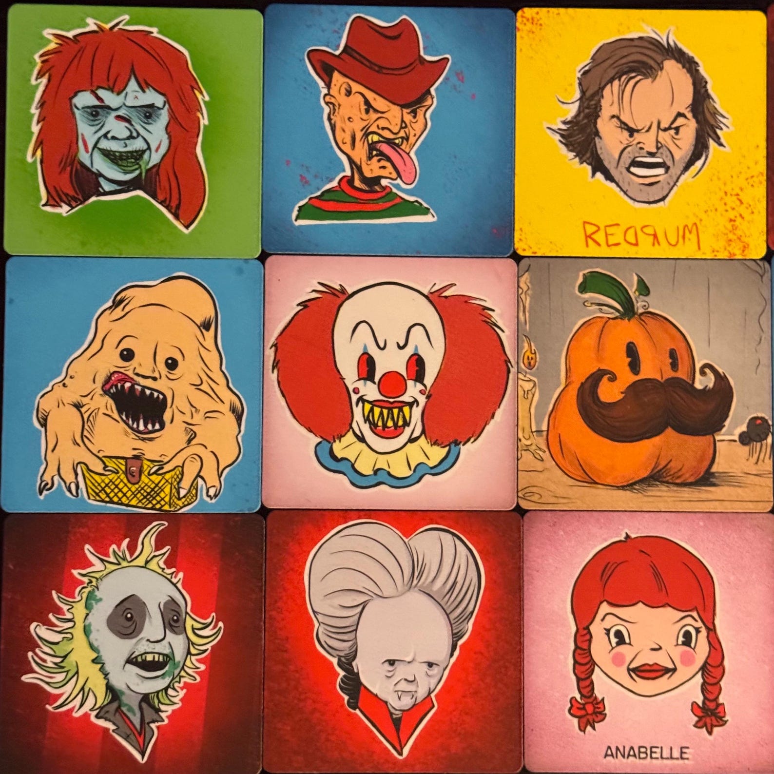 Horror Movie Baddie Magnets - Etsy