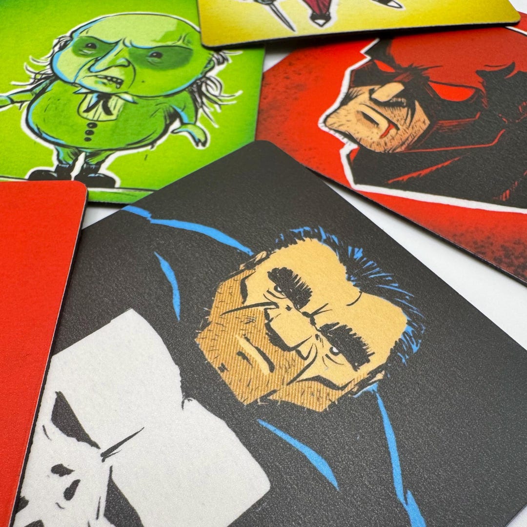 Heroes and Villains. Comic Book and Movie Magnets. Great for Marvel and ...