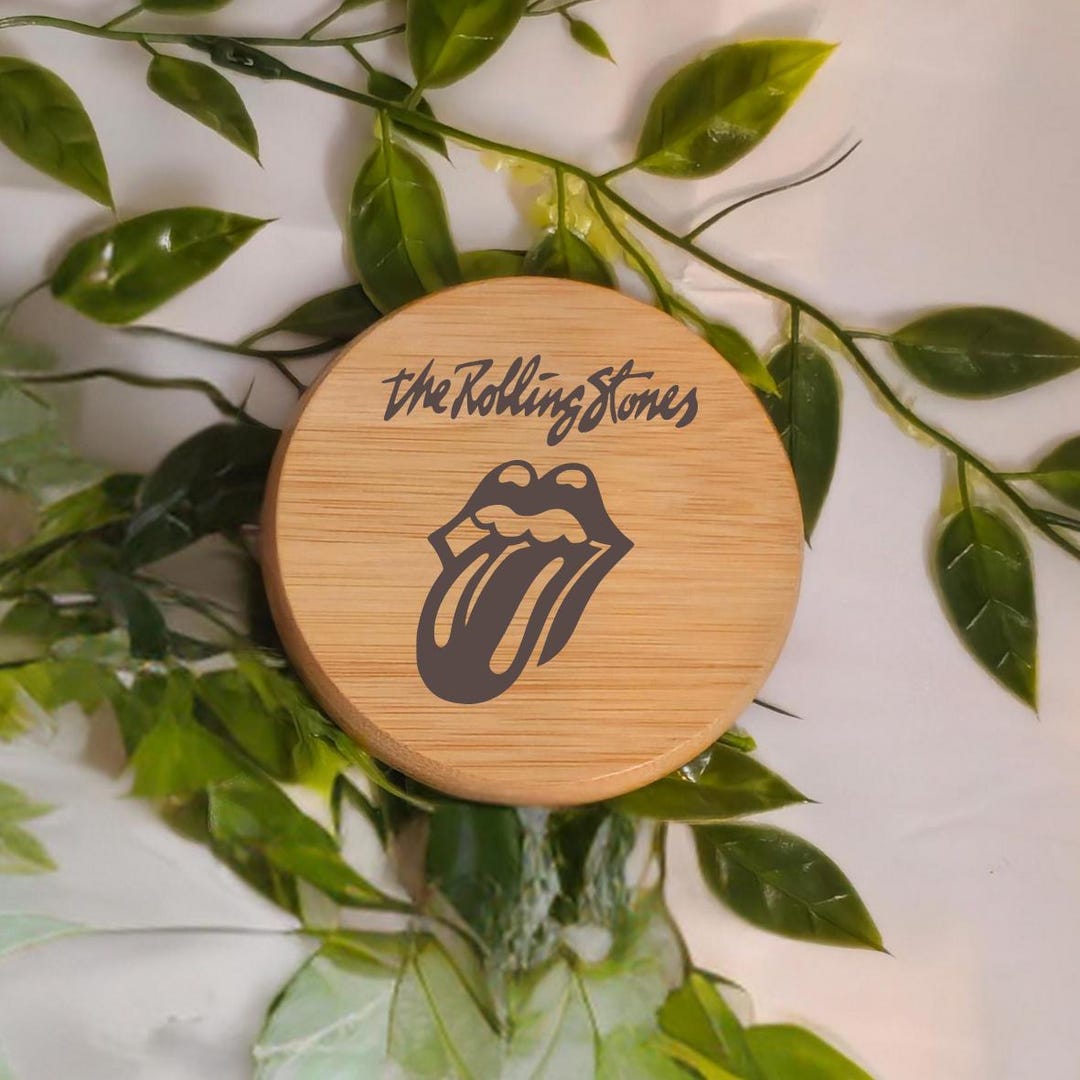 Laser Engraved Wooden 60s Rock Band Coasters, Retro Music Decor ...