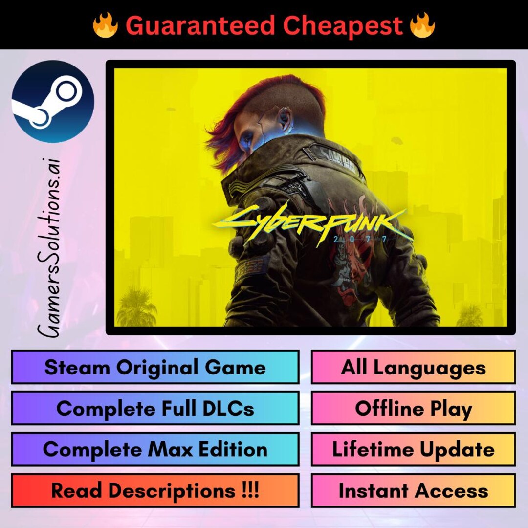 Cyberpunk 2077 Instant Delivery World Wide All Languages Read ...