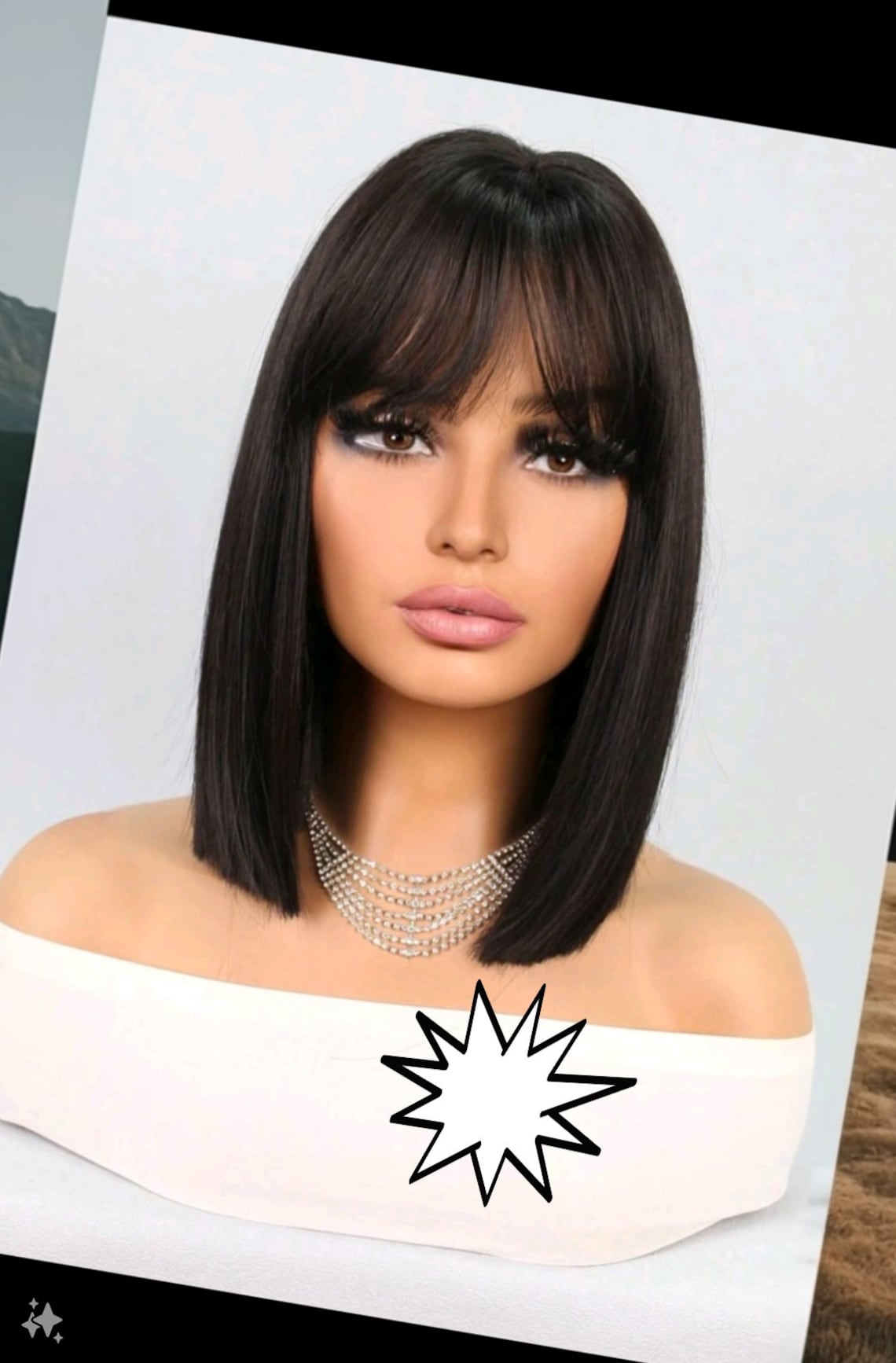 Full Fringe Wig - Etsy