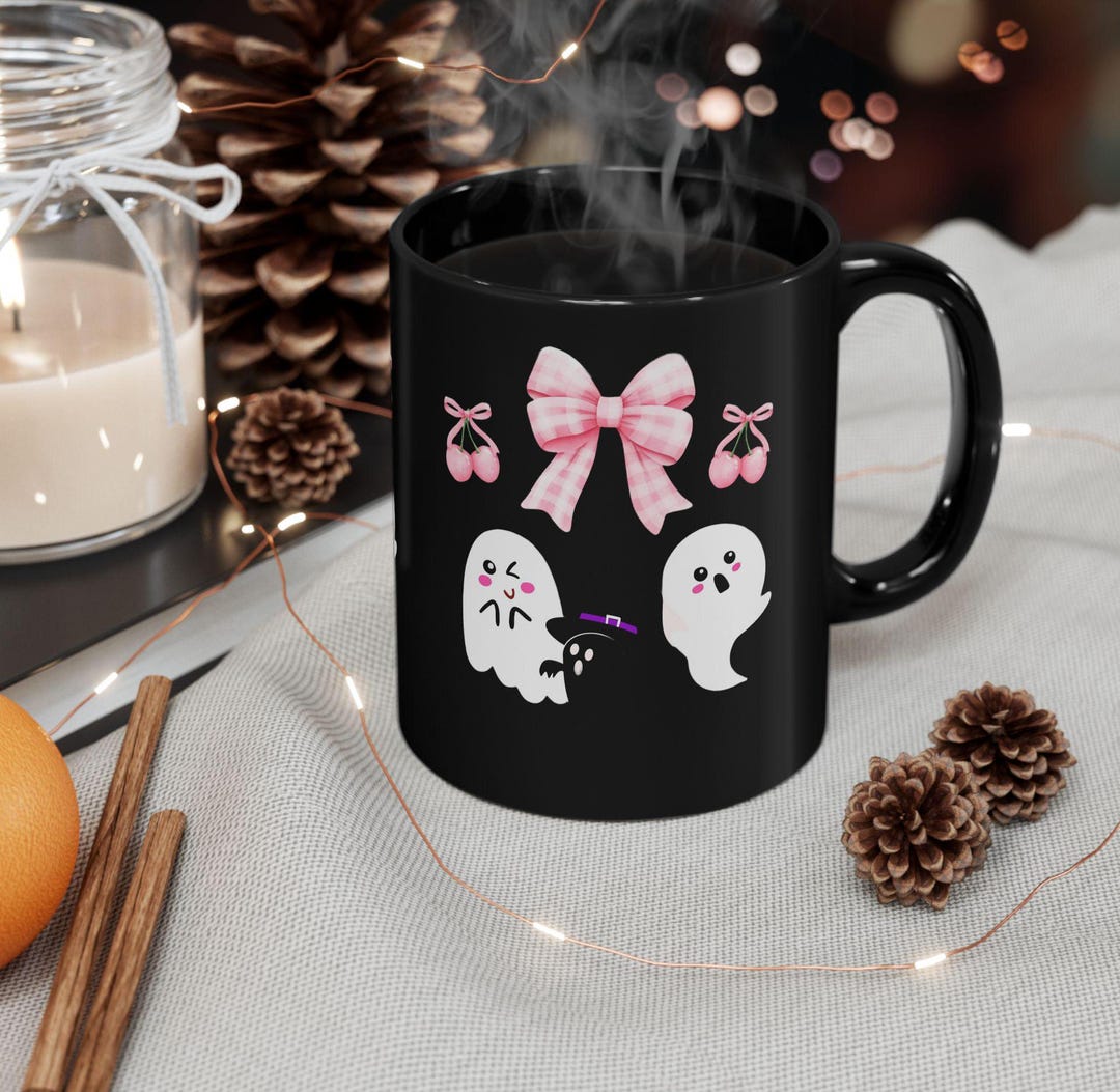 Spooky Halloween Coffee Cup, Haunted House Tea Mugghost Mugs, Creepy ...